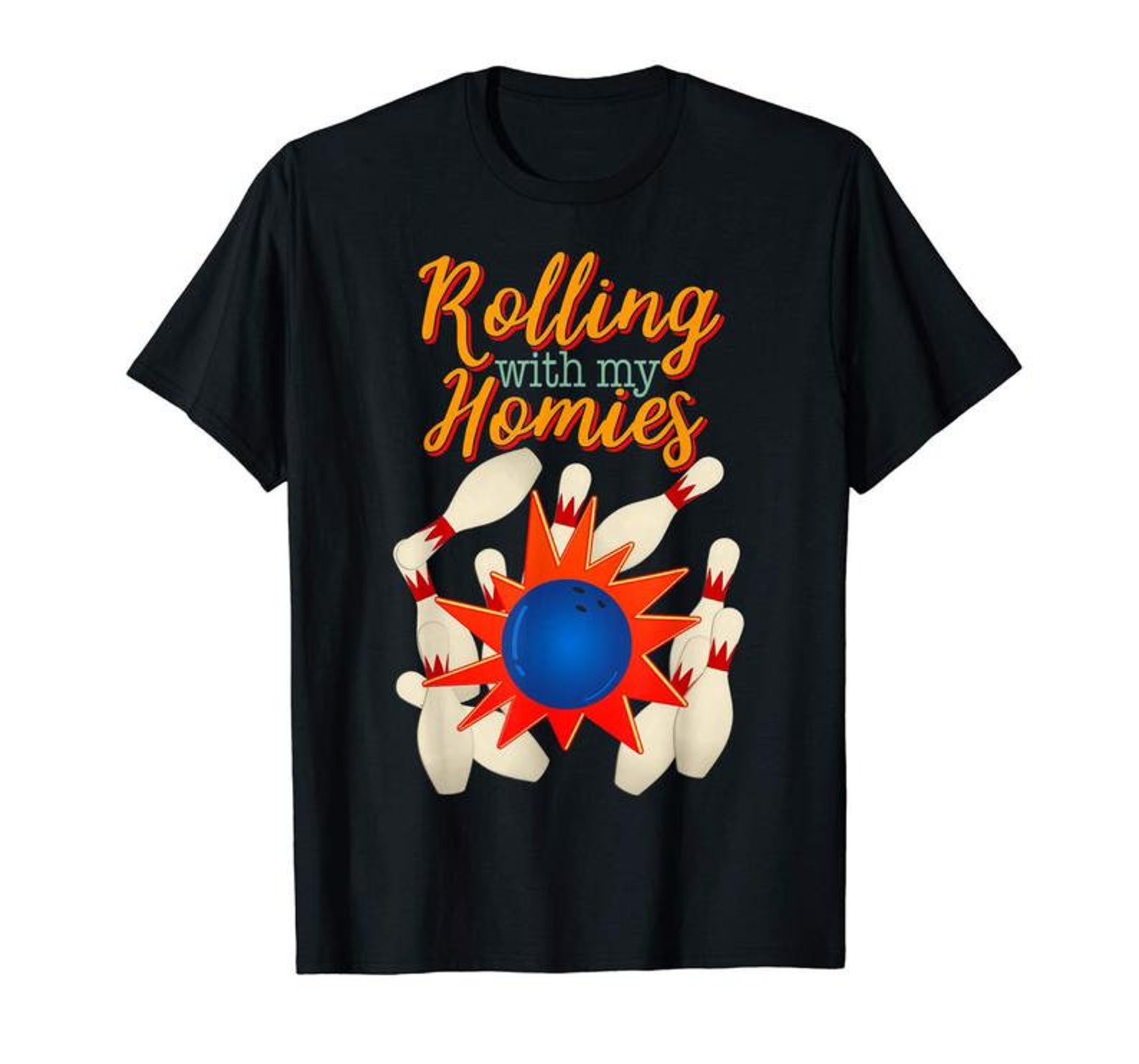 Rolling With My Homies Bowling Shirt Retro Bowling Gift for | Etsy