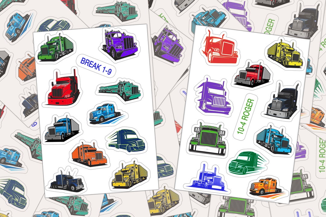 Semi Truck, Sticker Sheets, Truck Graphics, Truck Decals, Truck ...