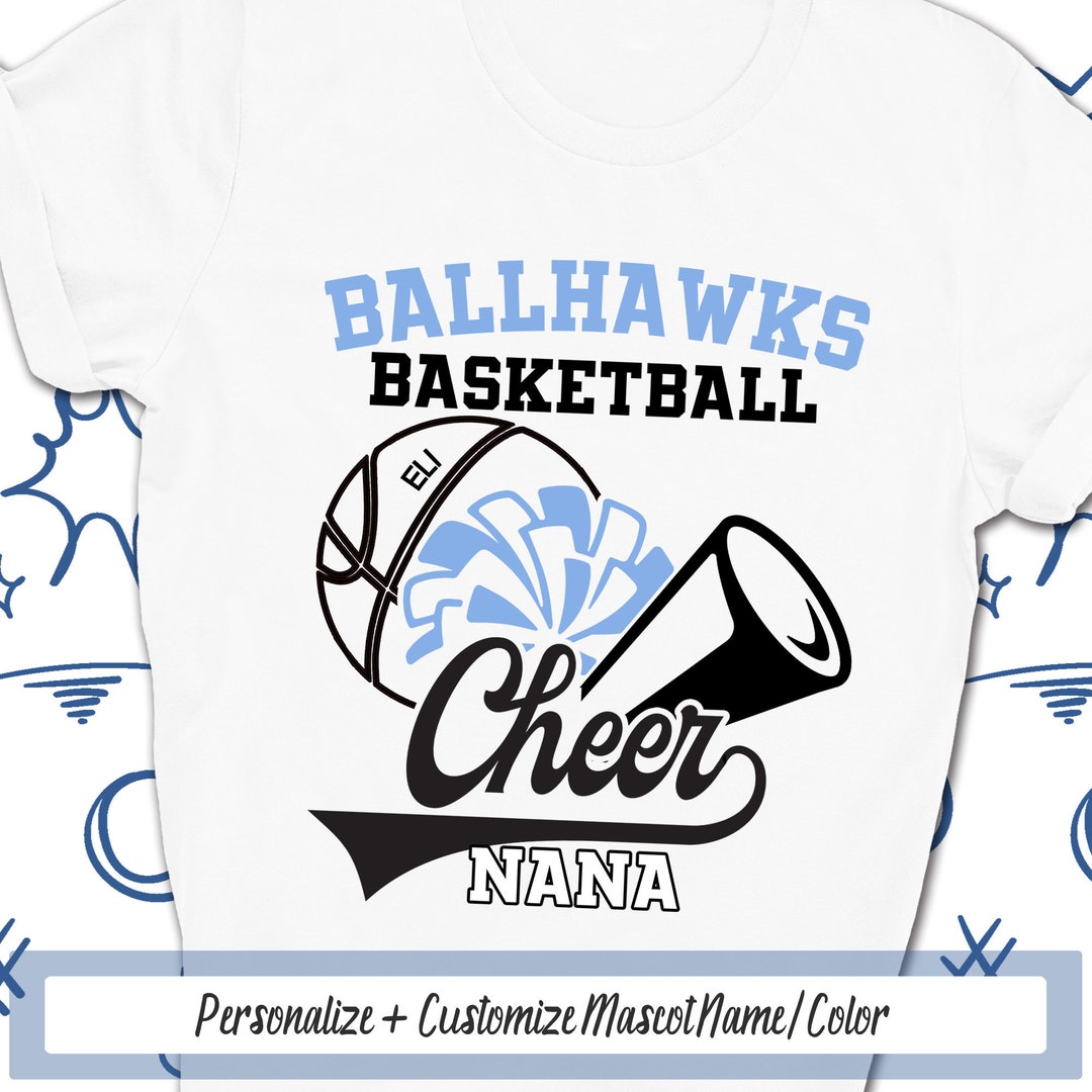 Personalized Basketball Cheer Mom Shirt, Basketball Mama, Sports Shirts ...