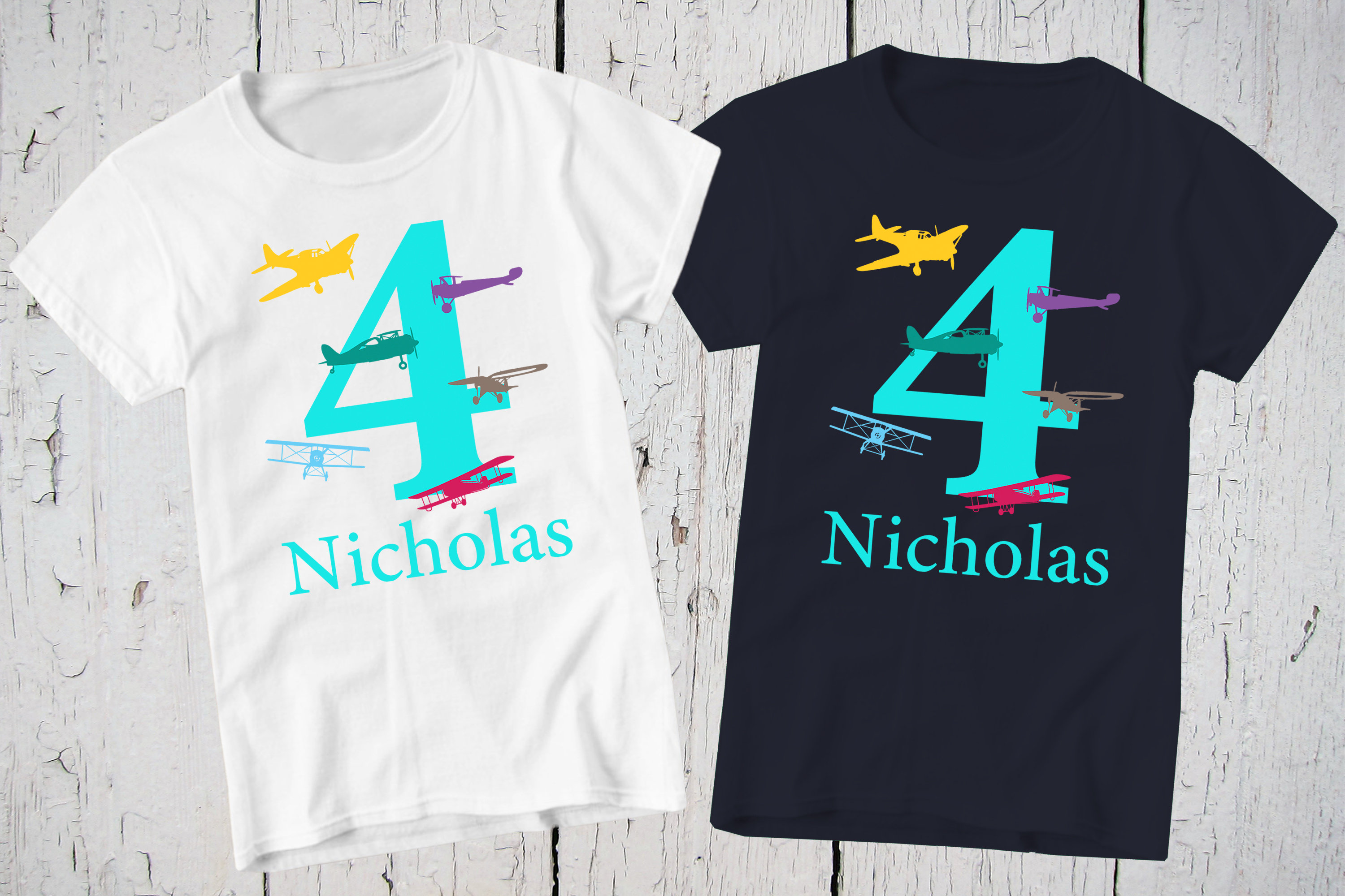 Airplane Birthday Tshirt Plane Party Shirt Boys Birthday | Etsy
