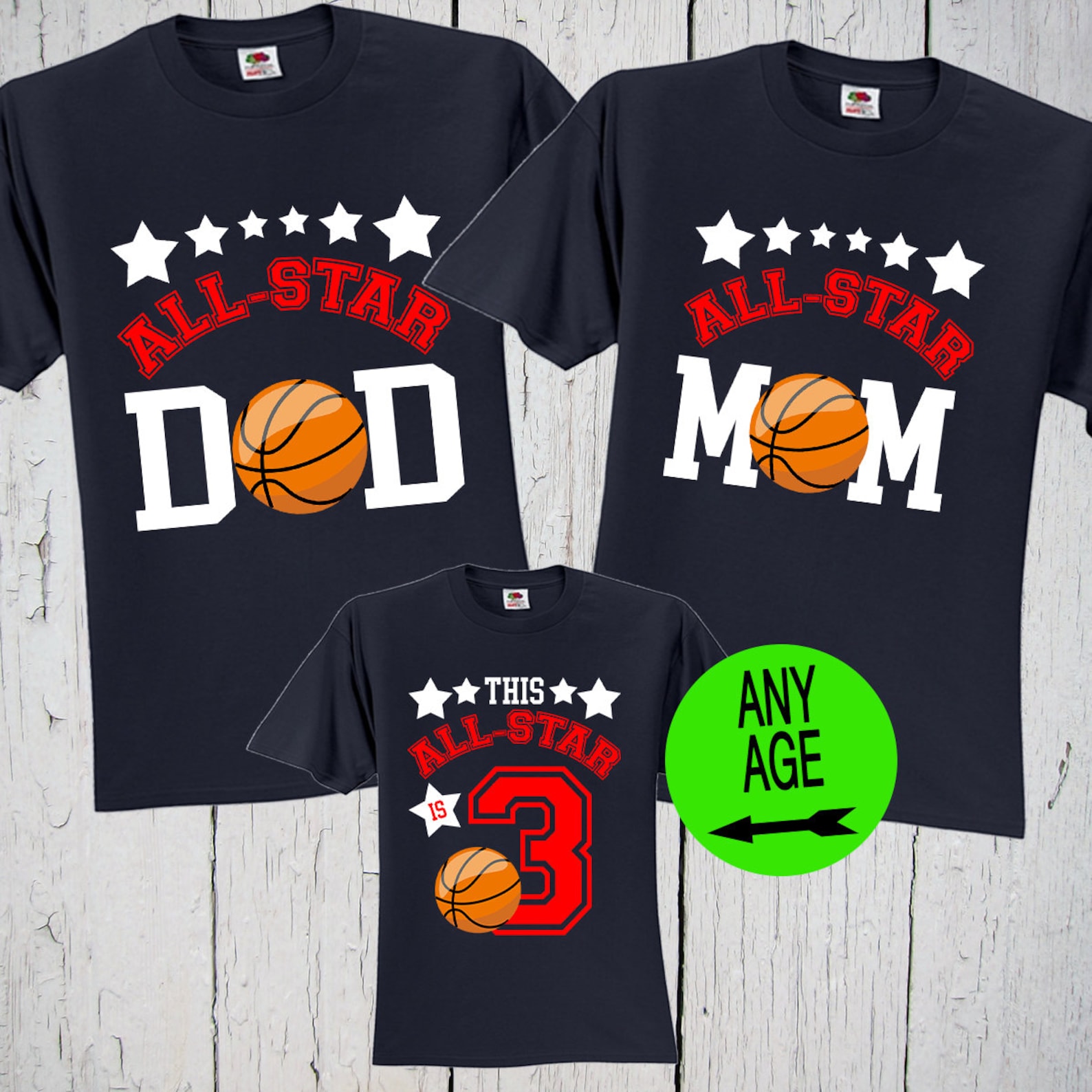 Family Birthday Shirts Basketball Birthday Shirts Sports | Etsy