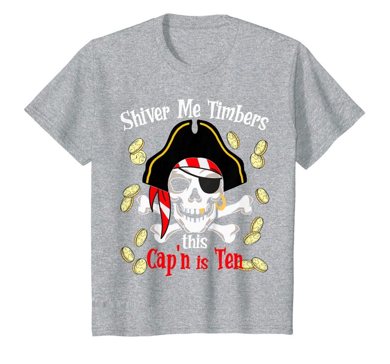 Shiver Me Timbers Pirate Birthday Shirt Captain Pirate Hat | Etsy