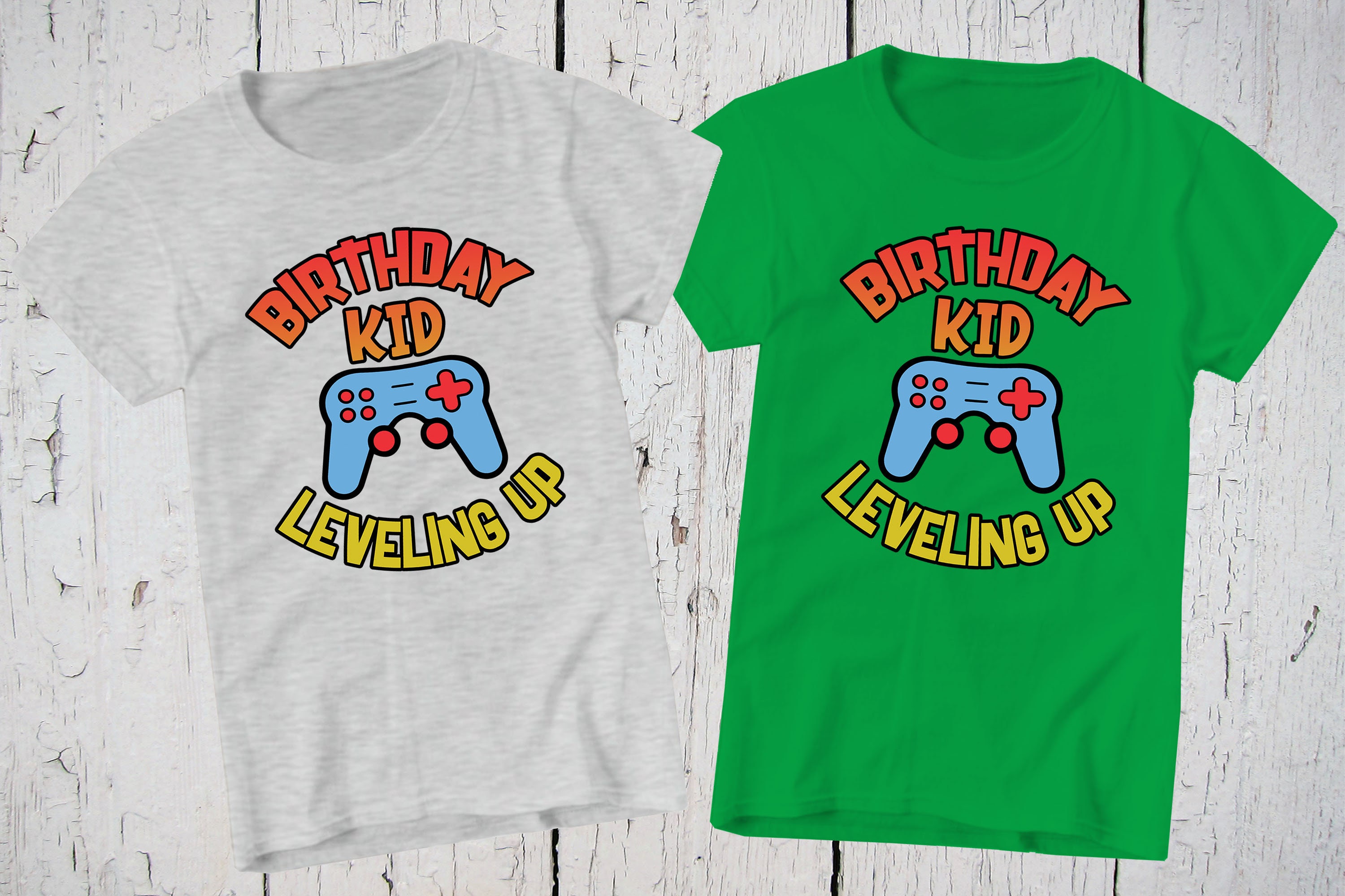 Birthday Kid Leveling Up T-Shirt Boys Birthday Video Game | Etsy
