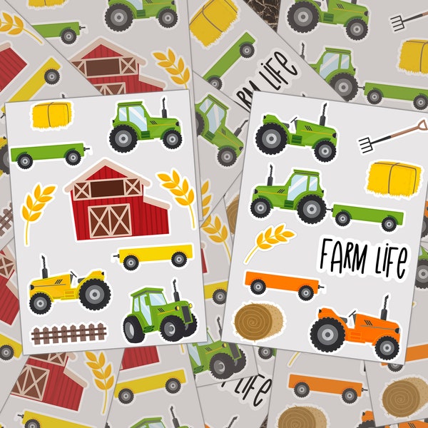 Tractor Stickers - Etsy