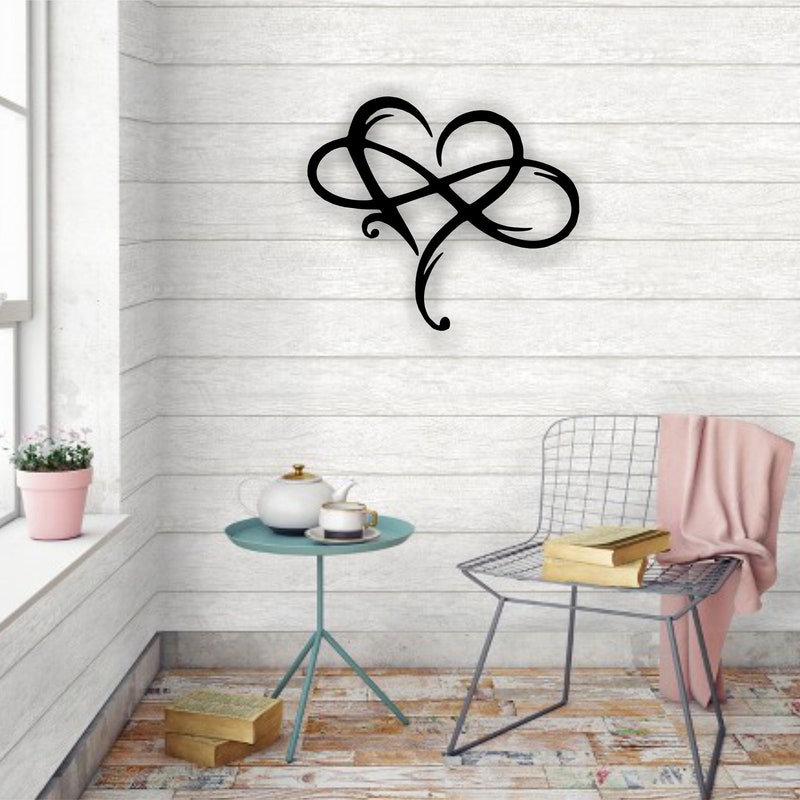 Infinity Heart Wall Decor - Etsy