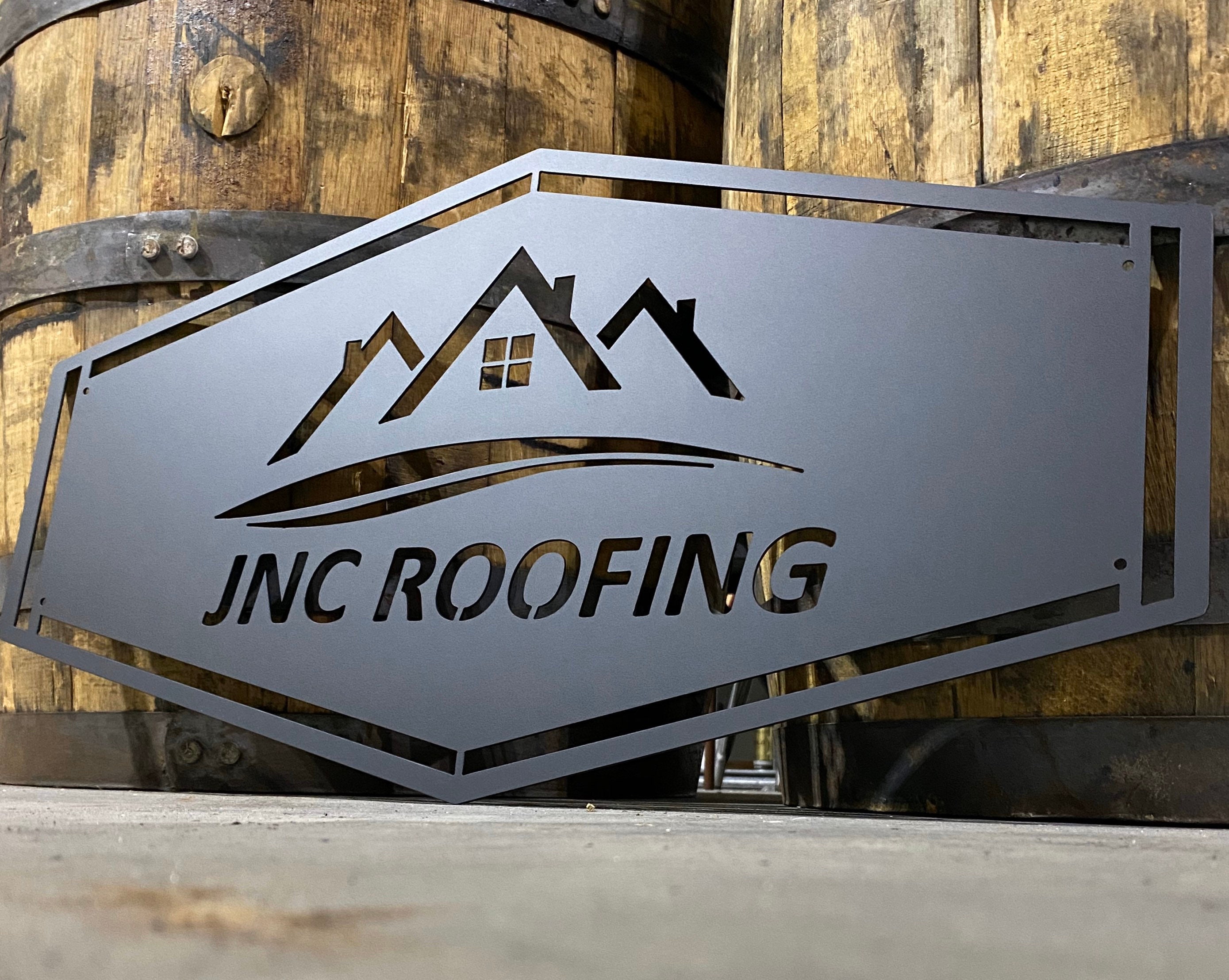 14x28 Custom Logo Cut-out Business Metal Sign Outdoor Logo - Etsy