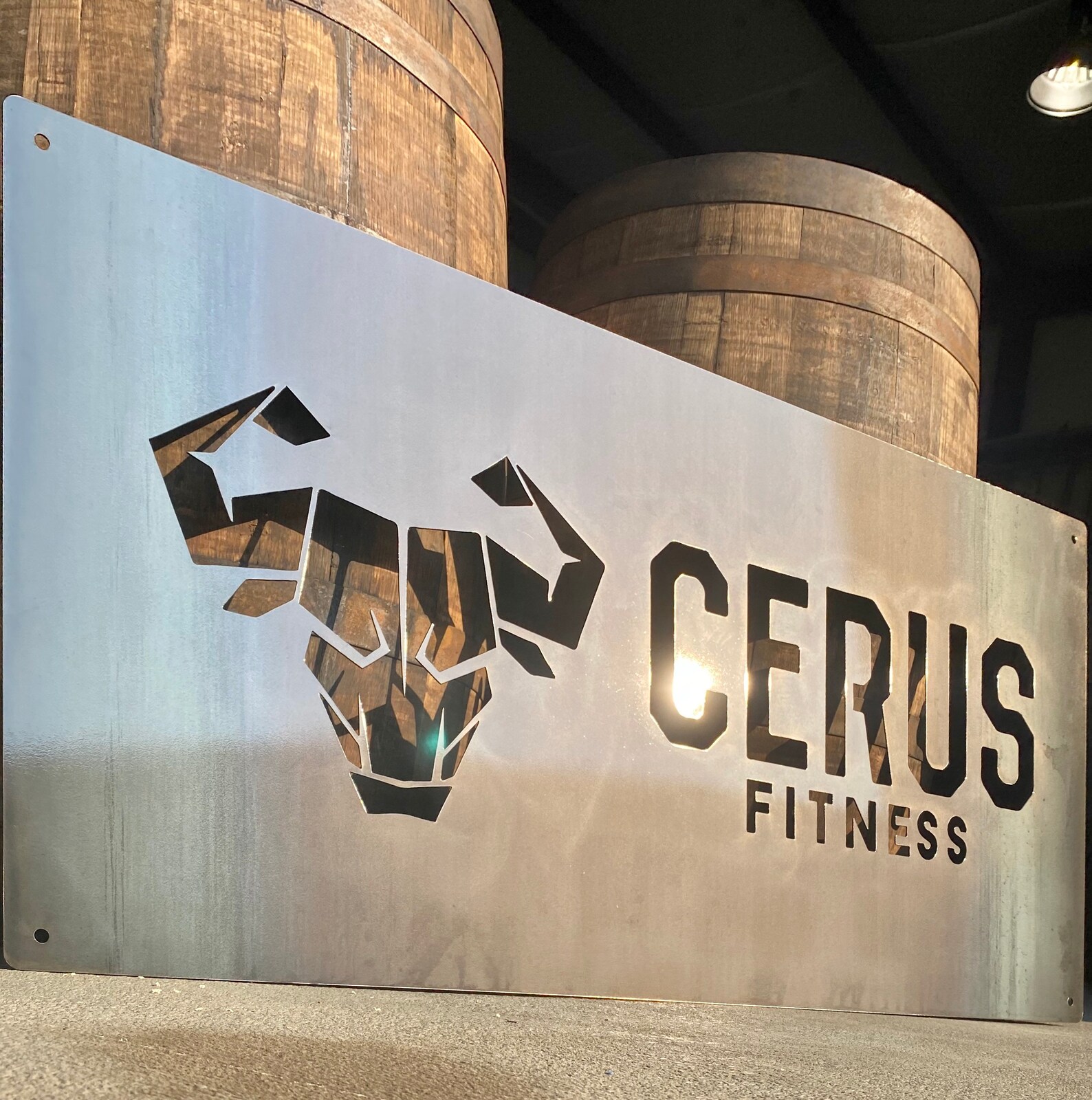 Large 24x 48 Metal Custom Logo Business Sign - Etsy