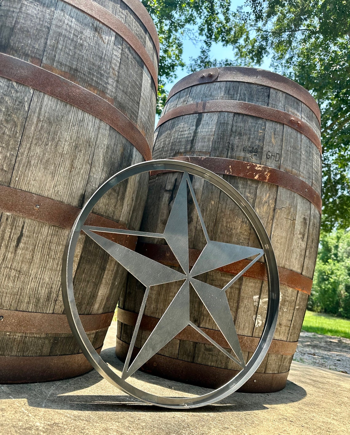 Lone Star for Wrought Iron Fence | Metal Texas Lonestar | Gate Sign ...