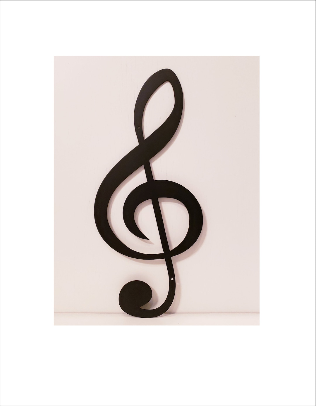 Metal Musical Treble Clef Note | Music Decor | Music Room | Music ...