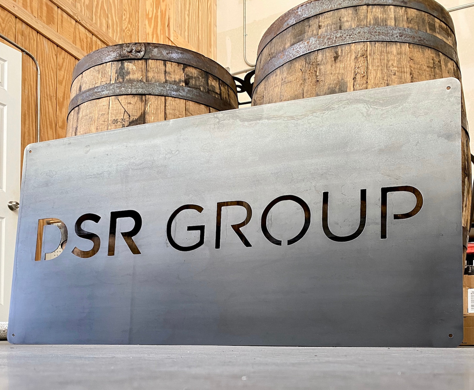 Large 24x 48 Metal Custom Logo Business Sign - Etsy