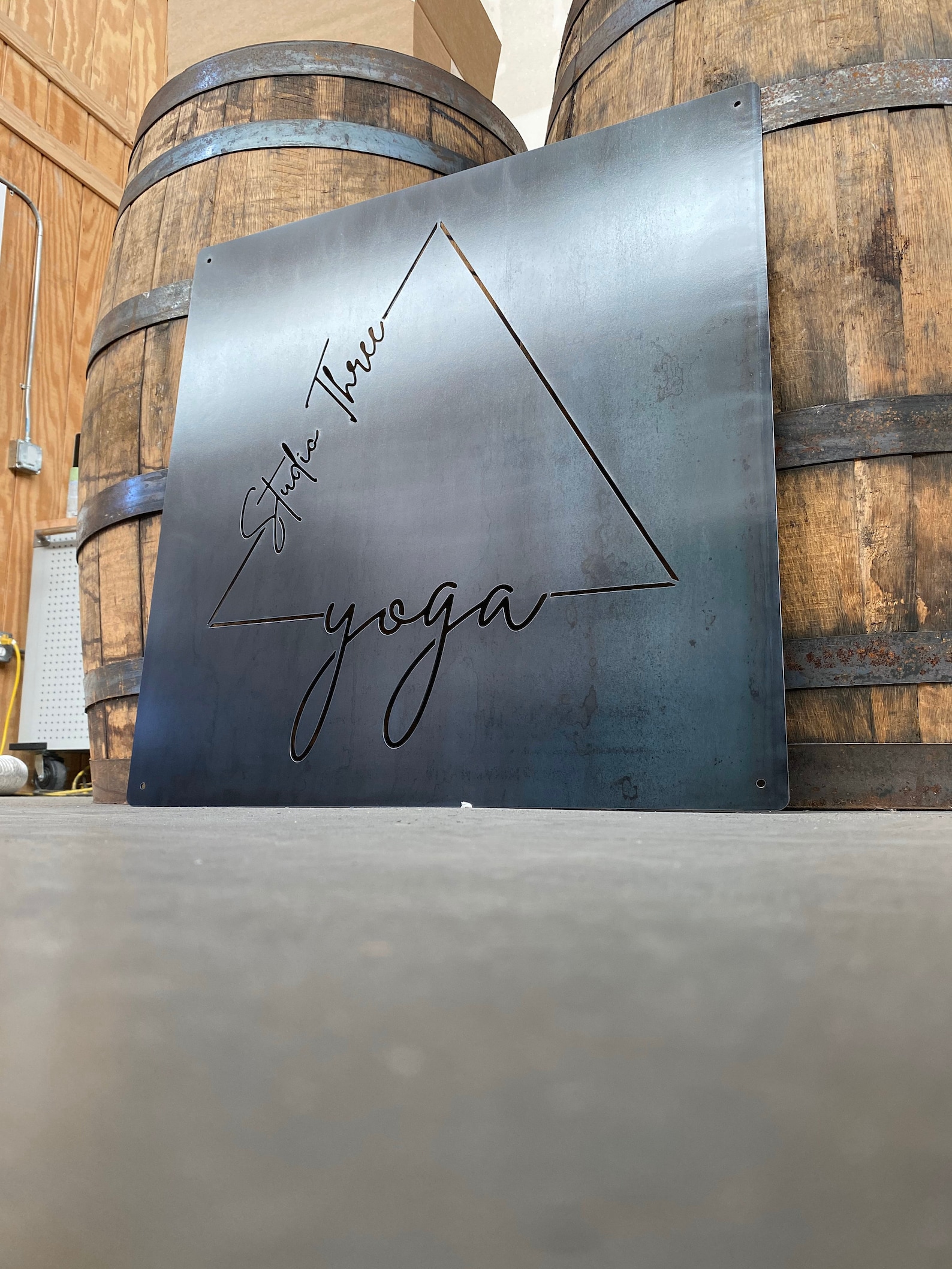 24 X 24 Metal Custom Logo Business Sign Outdoor Sign - Etsy