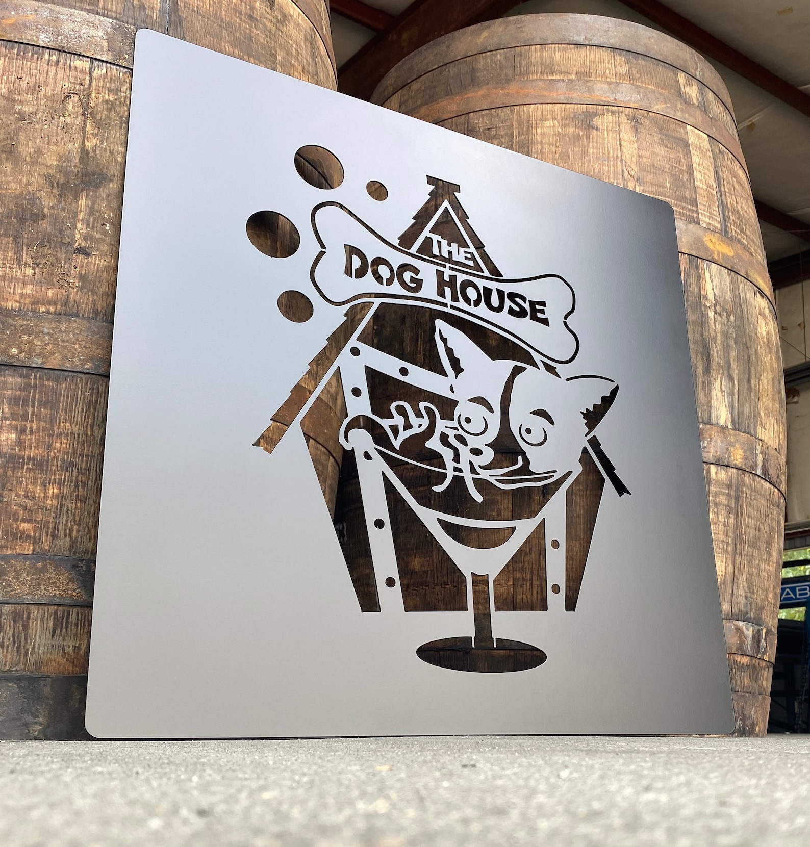24” X 24” Metal Custom Logo Business Sign | Outdoor Sign | Office Sign ...