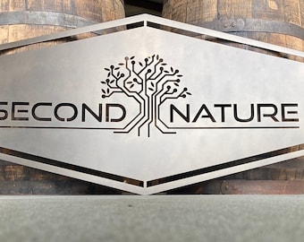 Metal Cut Logo Sign - Etsy