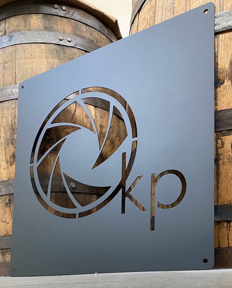 24x24 Metal Custom Logo Business Sign Outdoor Sign | Etsy