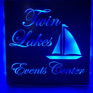 36" X 36" Custom Logo Business Sign | Office Decor | Office Sign ...