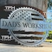 Personalized Man Cave Shop Sign Custom Metal Shop Sign Dad Gift Gift ...