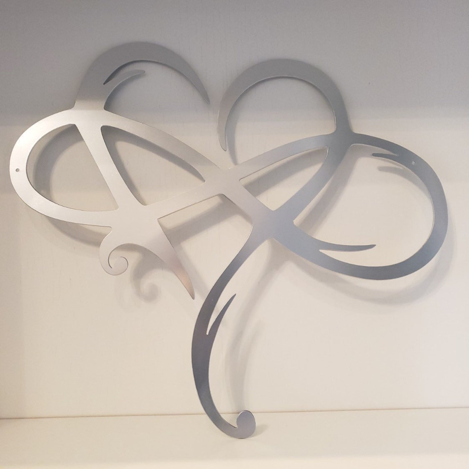 Infinity Heart Metal Sign Entryway Decor Outdoor Decor - Etsy