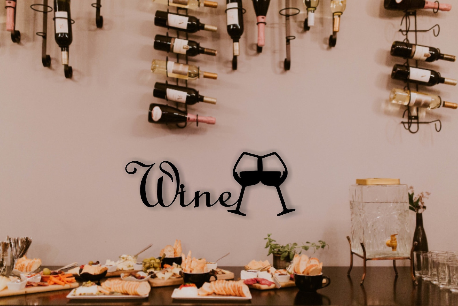 Wine Wall Decor | Metal Wine Sign | Wine Bar Sign | Wine Bar Decor ...