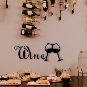 Wine Wall Decor | Metal Wine Sign | Wine Bar Sign | Wine Bar Decor ...