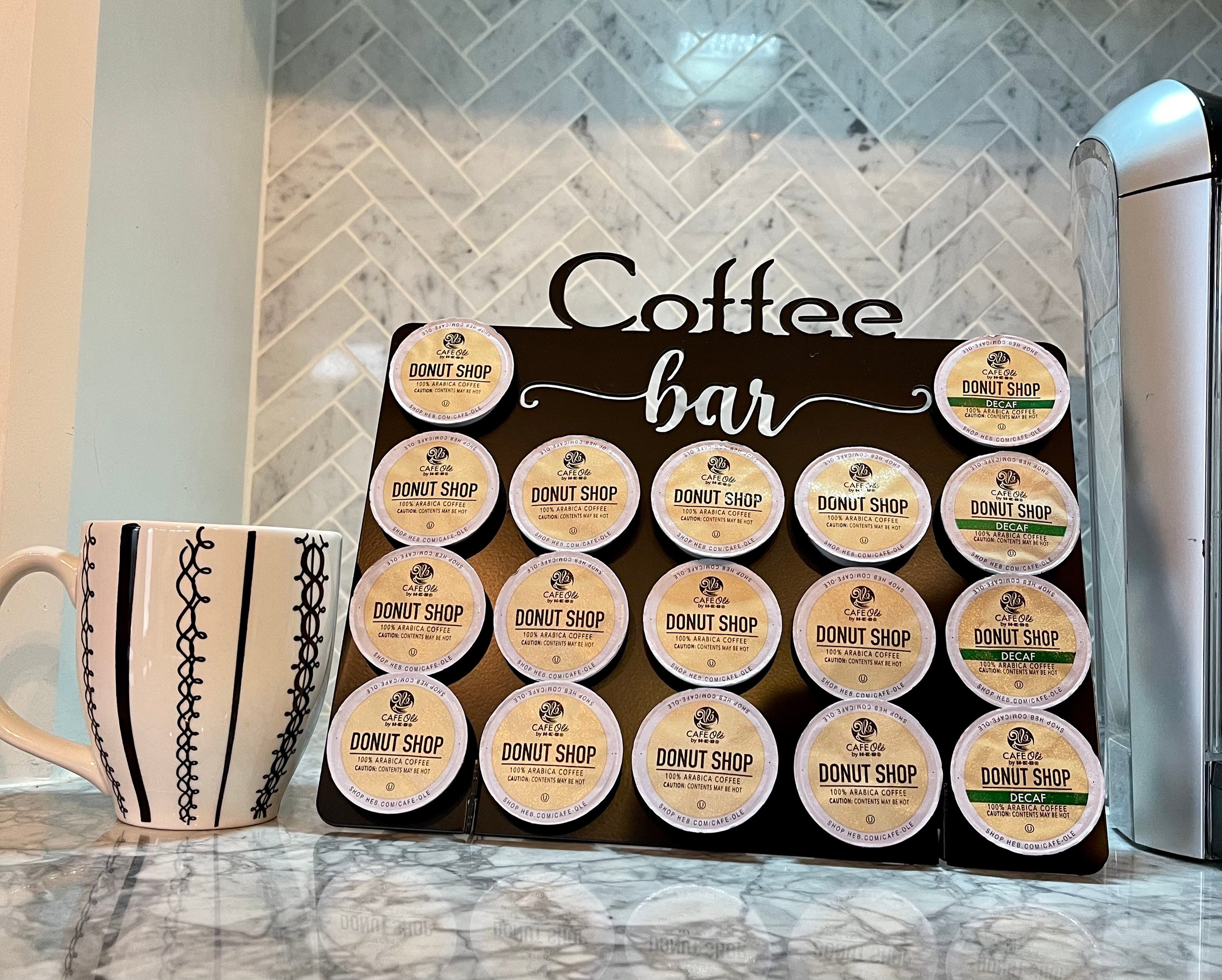 Coffee Bar K-cup Pod Holder Coffee Pod Display Kitchen - Etsy