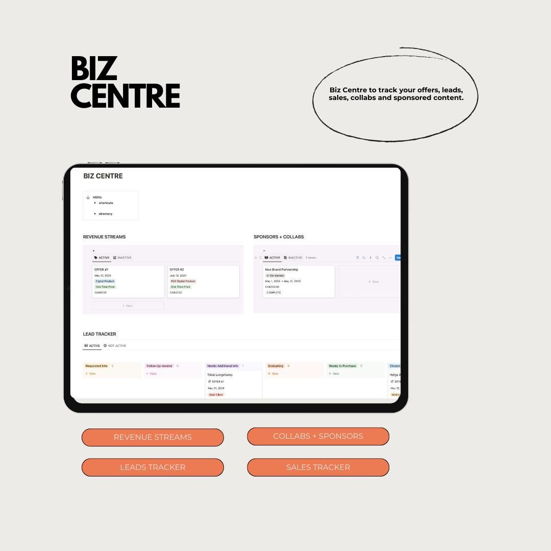 Notion Template Instagram Content Planner, Instagram Content Calendar ...