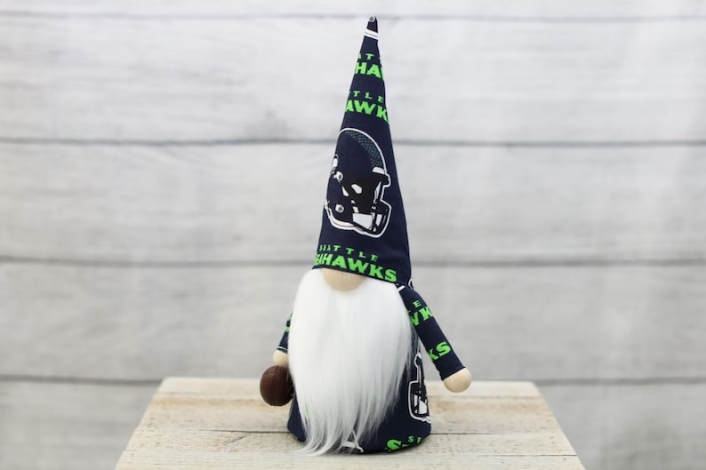 Seattle Seahawks Football Fan Gnome - Etsy