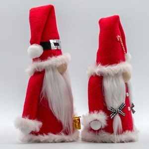 Santa and Mrs. Claus (pair) Christmas Holiday Gnomes - Etsy