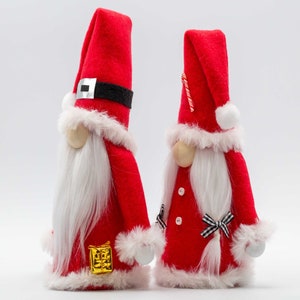 Santa and Mrs. Claus (pair) Christmas Holiday Gnomes - Etsy