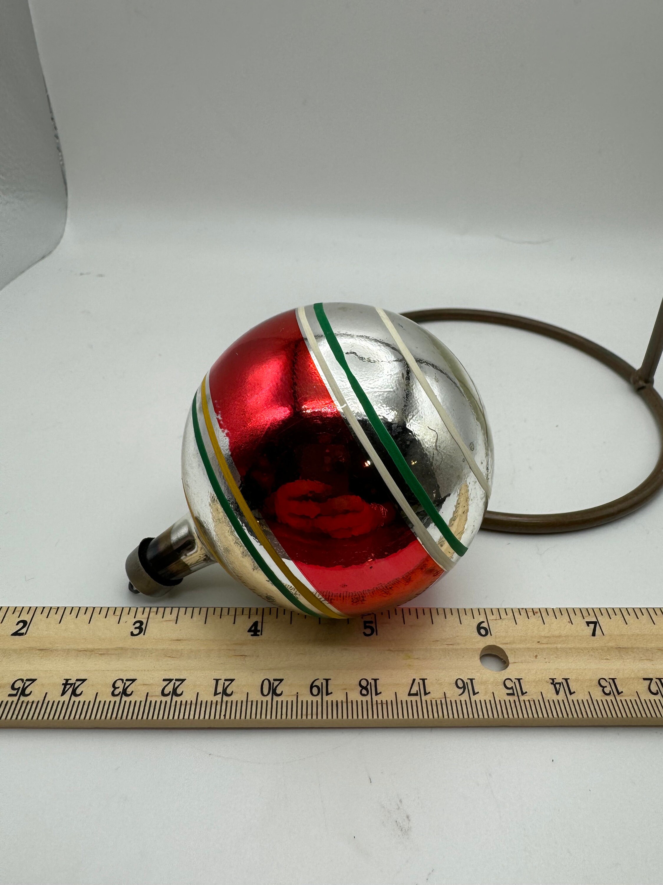 Vintage Red Mercury Glass Premier Christmas Ornament - Etsy
