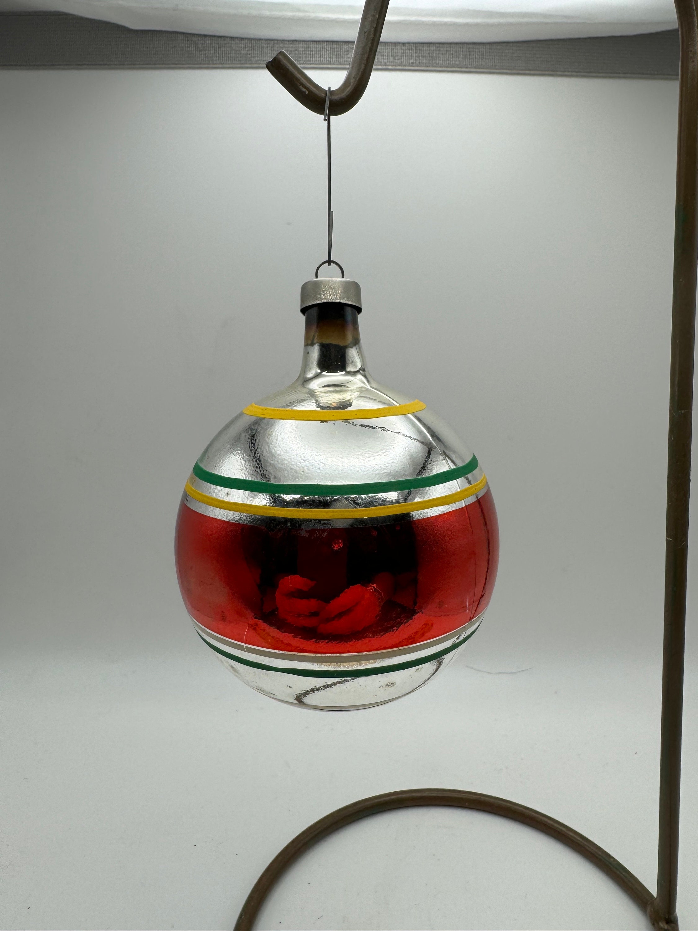 Vintage Red Mercury Glass Premier Christmas Ornament - Etsy