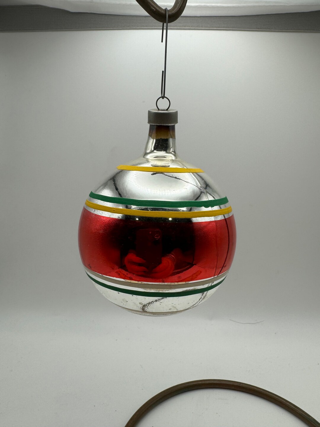 Vintage Red Mercury Glass Premier Christmas Ornament - Etsy