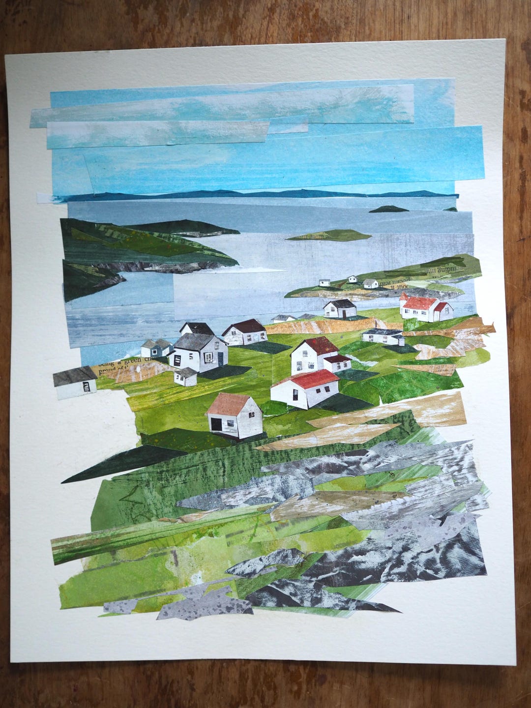 OBRA DE ARTE ORIGINAL - "Battle Harbor / Labrador, Canadá (v1 ...