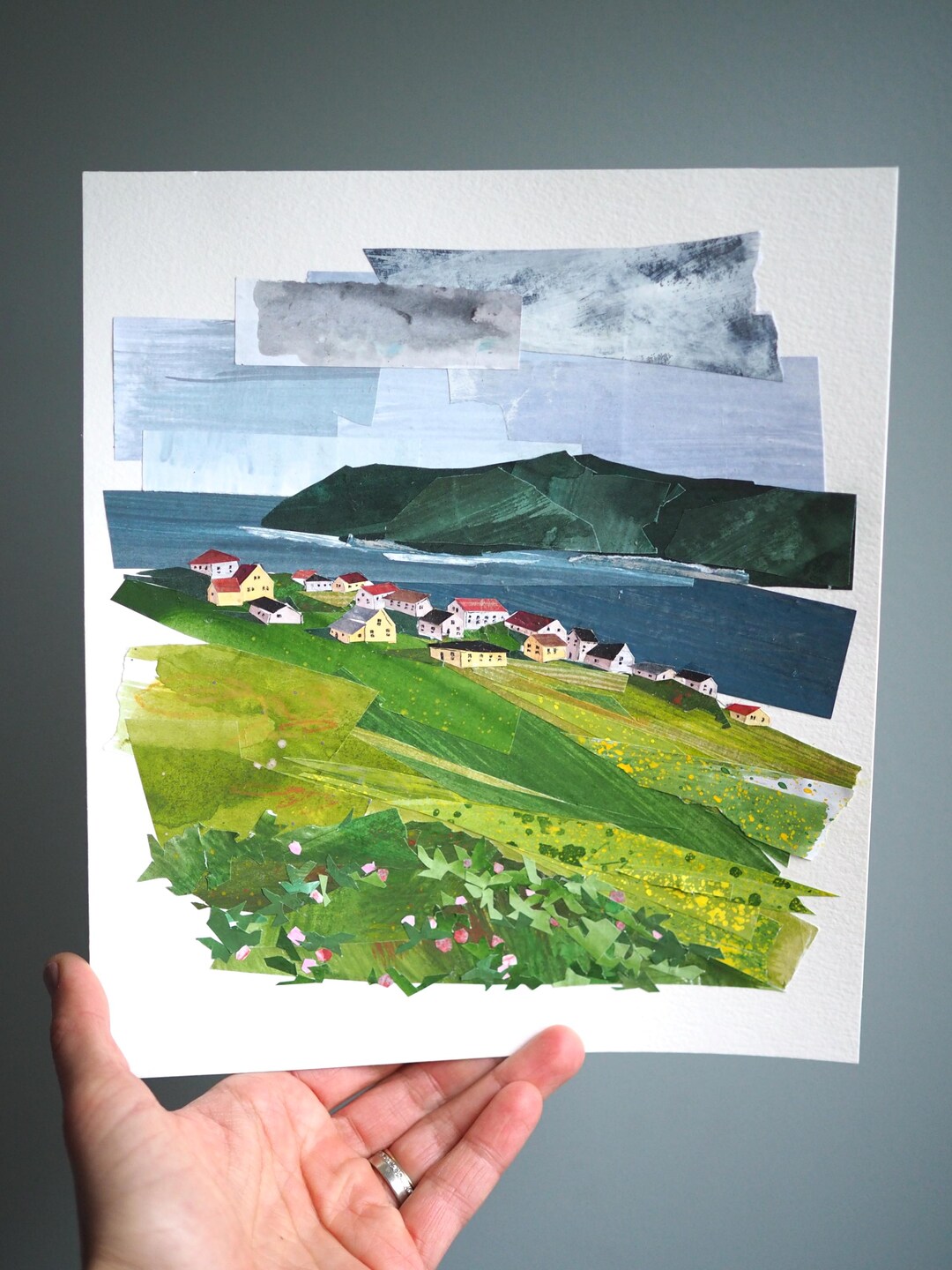 ORIGINAL ARTWORK - "battle Harbor | Labrador, Canada (v2)" - Painted ...