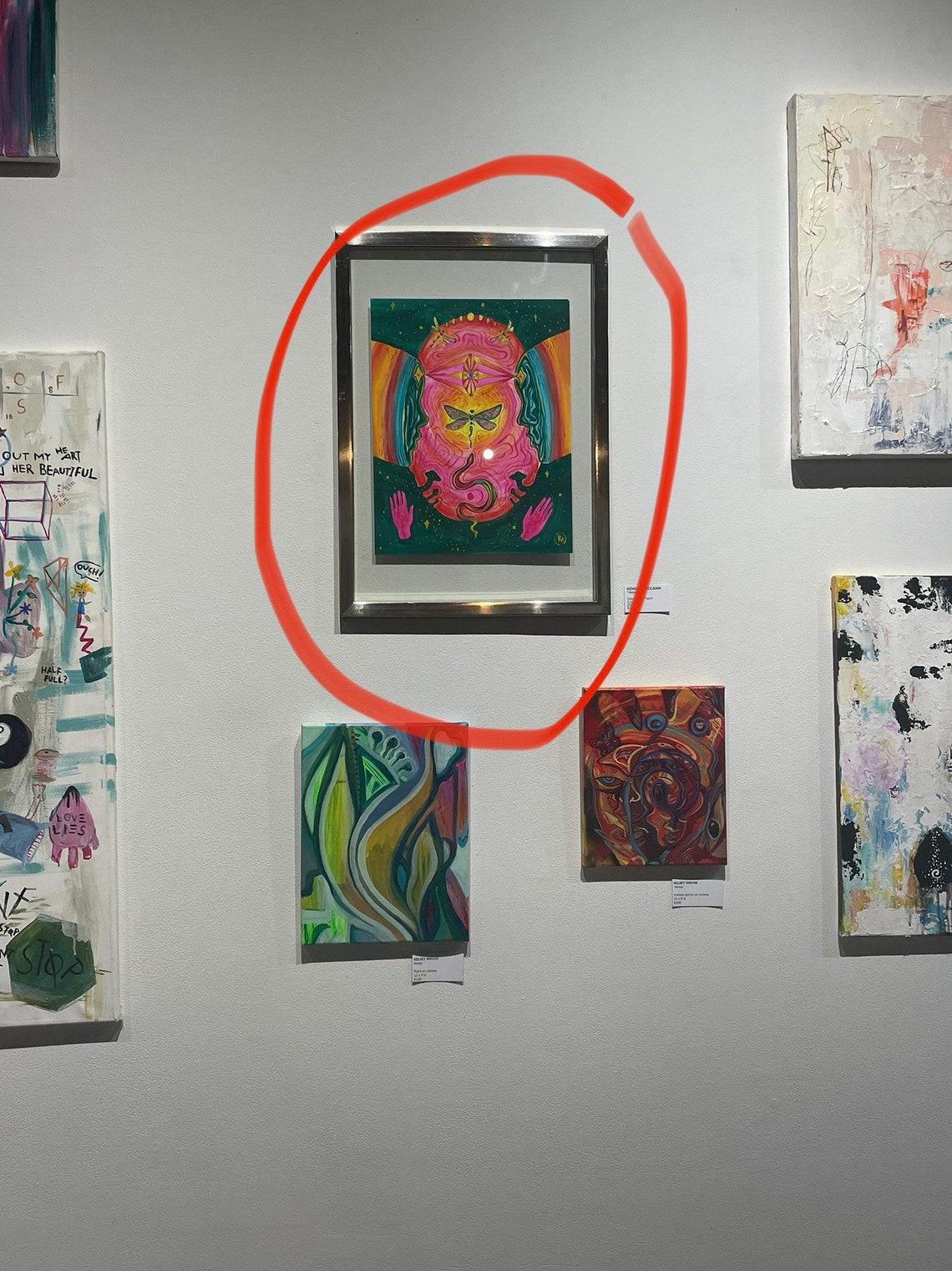 Telepathy, Original Painting, Visionary Painting, Visionary Art ...