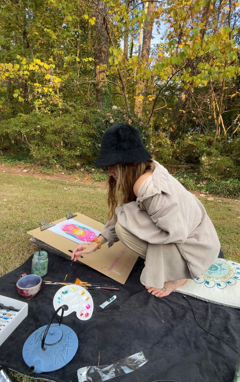 Telepathy, Original Painting, Visionary Painting, Visionary Art ...