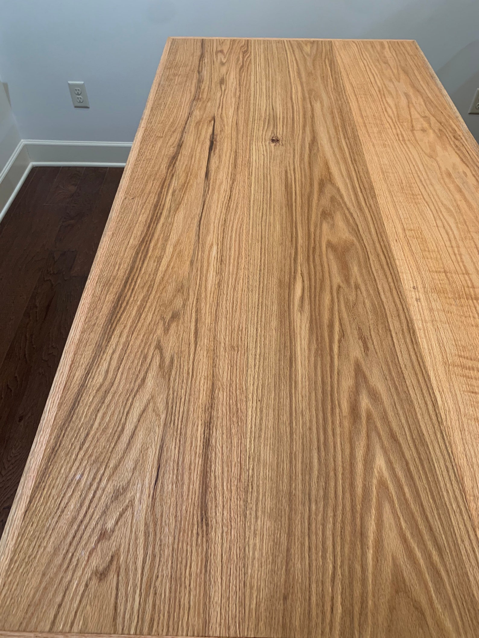 Solid Oak Modern Dining Table | Etsy