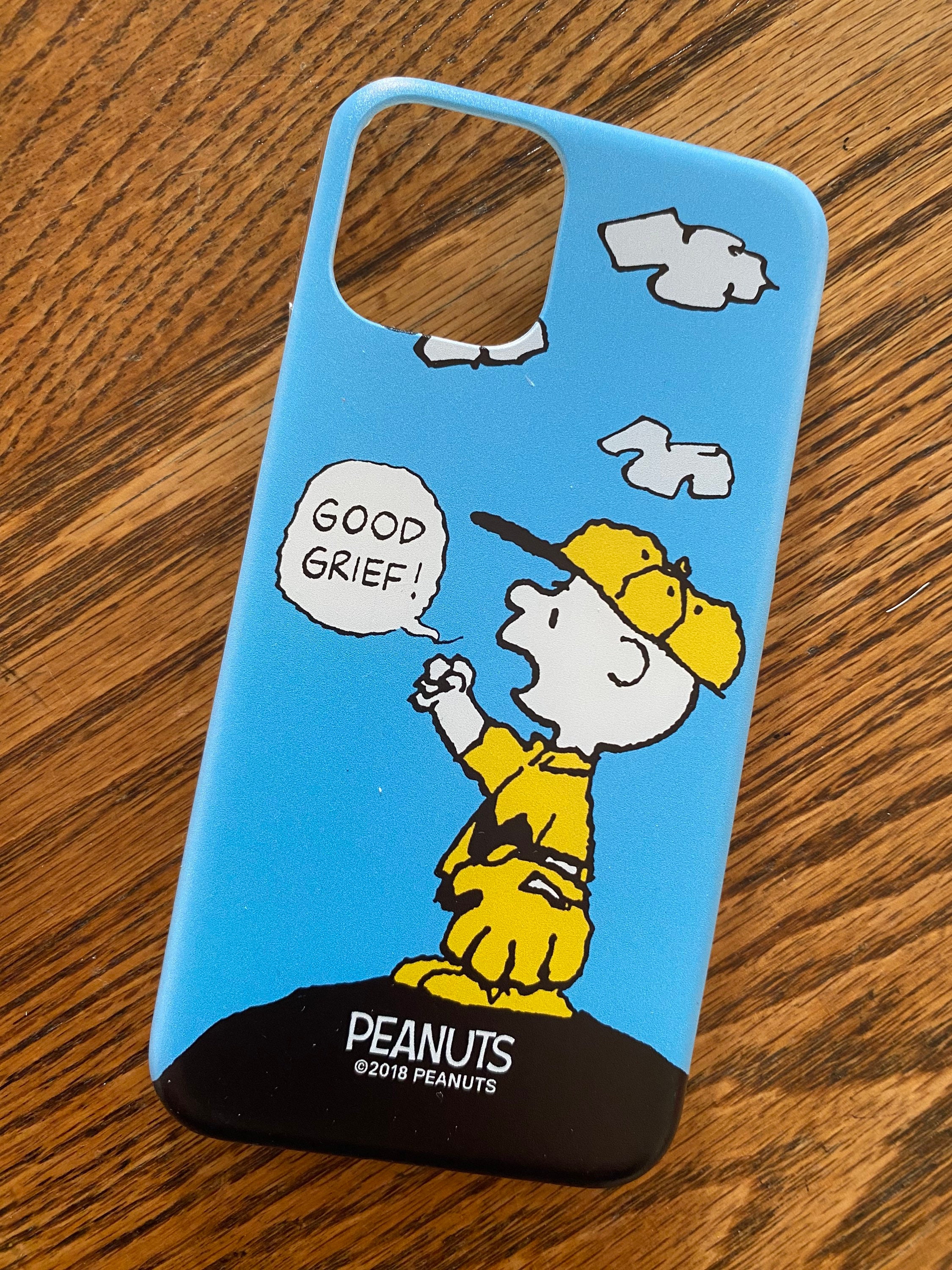 Peanuts Charlie Brown Snoopy iPhone 11 Pro Hard Case NEW Good Grief - Etsy