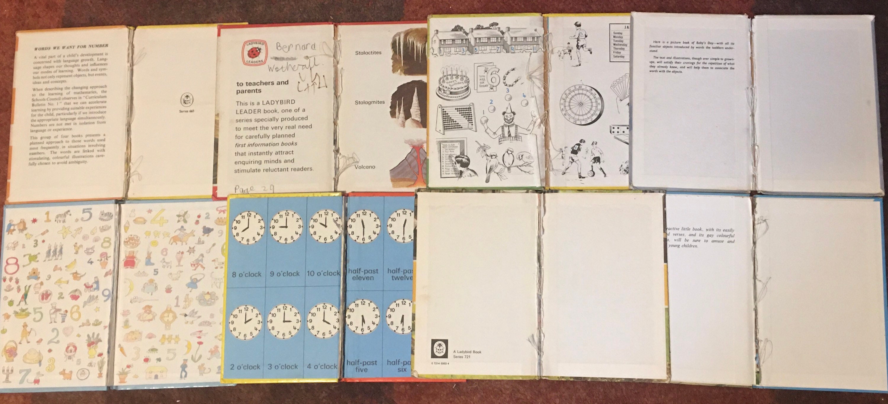 Vintage Book Covers. Ladybird Books. Empty Books for Collage, Junk ...