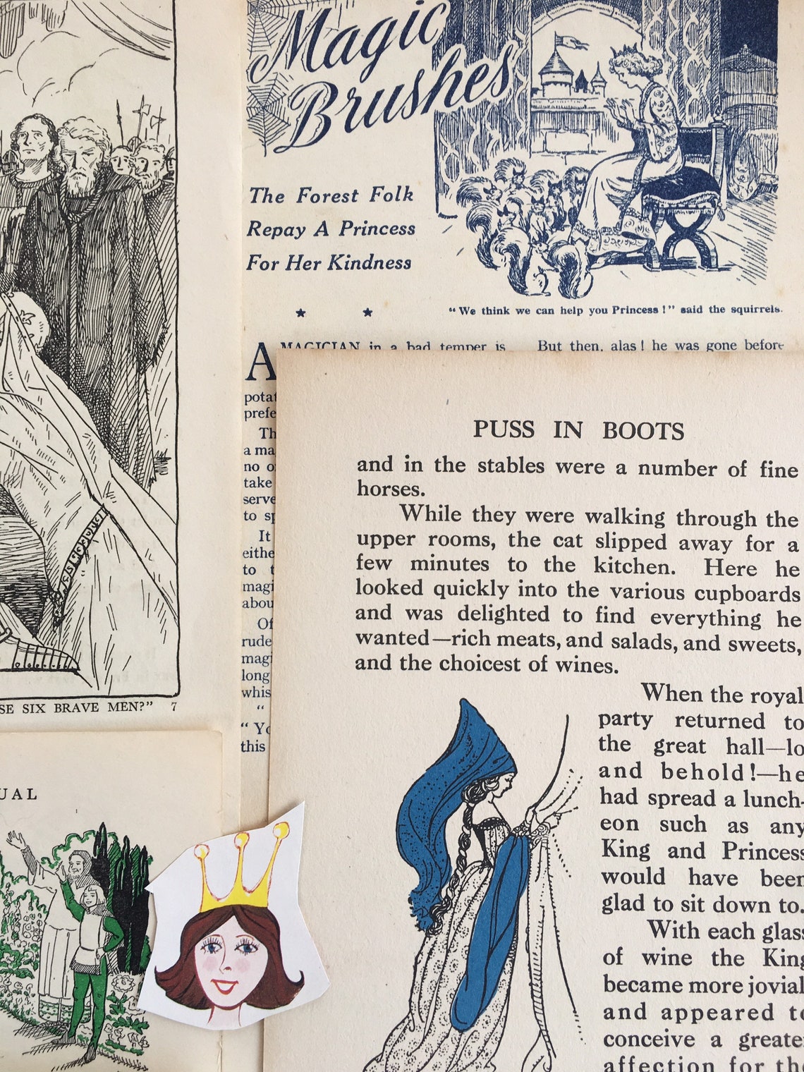 Princess Vintage Illustrations. Lots of Lovely Book - Etsy