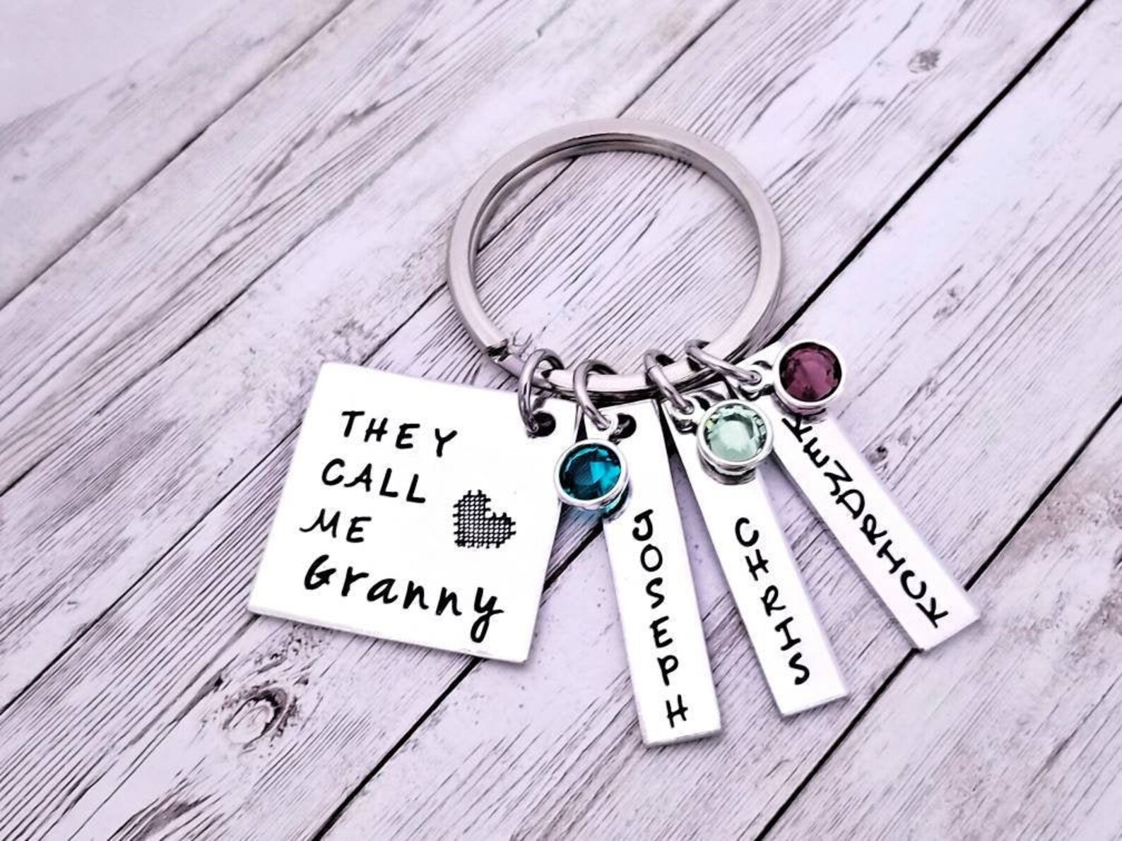 They Call Me Granny, Grandma Keychains, Grandmother Gift, Gift From the ...