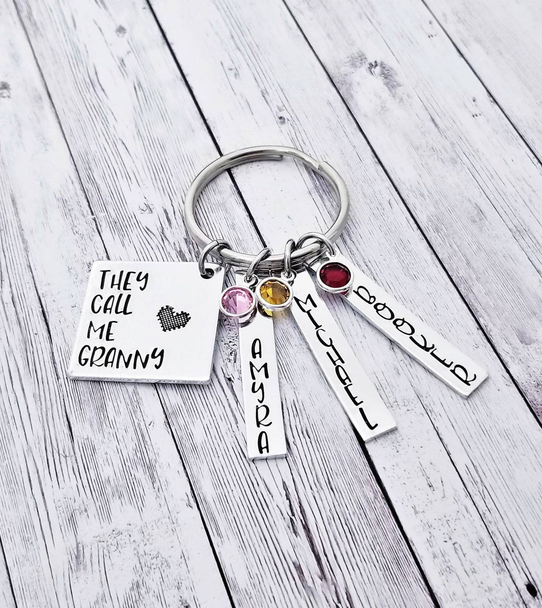 They Call Me Granny, Grandma Keychains, Grandmother Gift, Gift From the ...