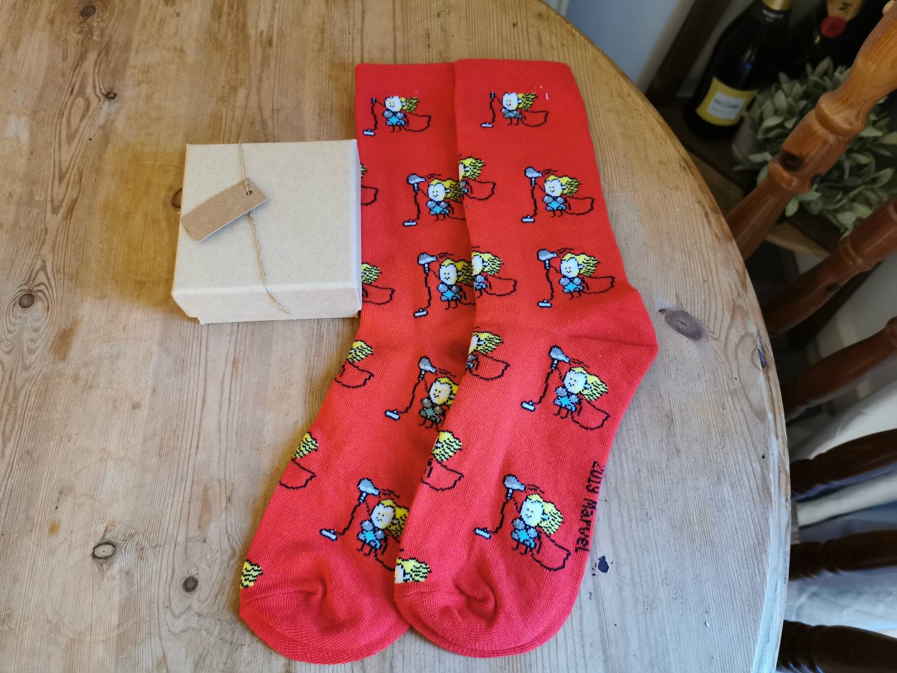 Thor Superhero Marvel Socks Rustic Gift Set | Etsy
