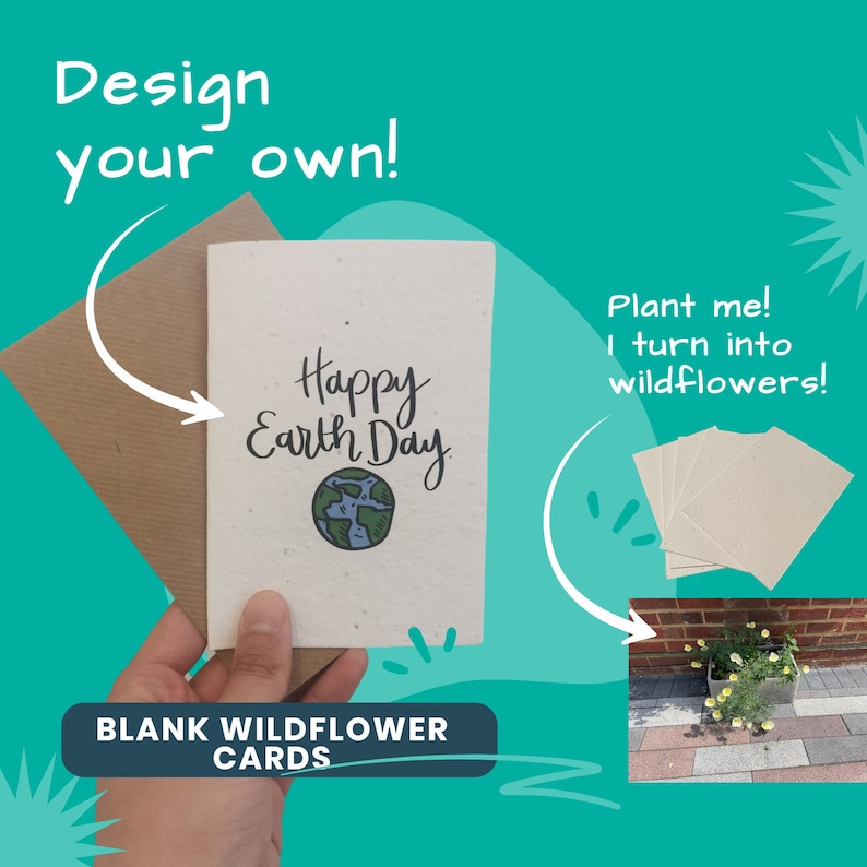 10-100 X A4 & A5 Plantable Seed Paper Wildflower / Card Plain - Etsy UK