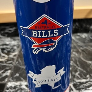Buffalo Bills Upcycle Wine Bottle - Etsy