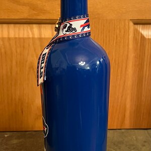 Buffalo Bills Upcycle Wine Bottle - Etsy