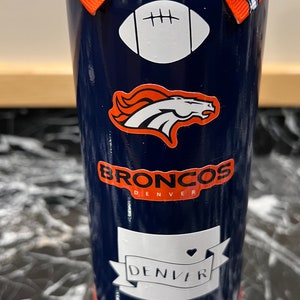Denver Broncos Upcycle Wine Bottle - Etsy