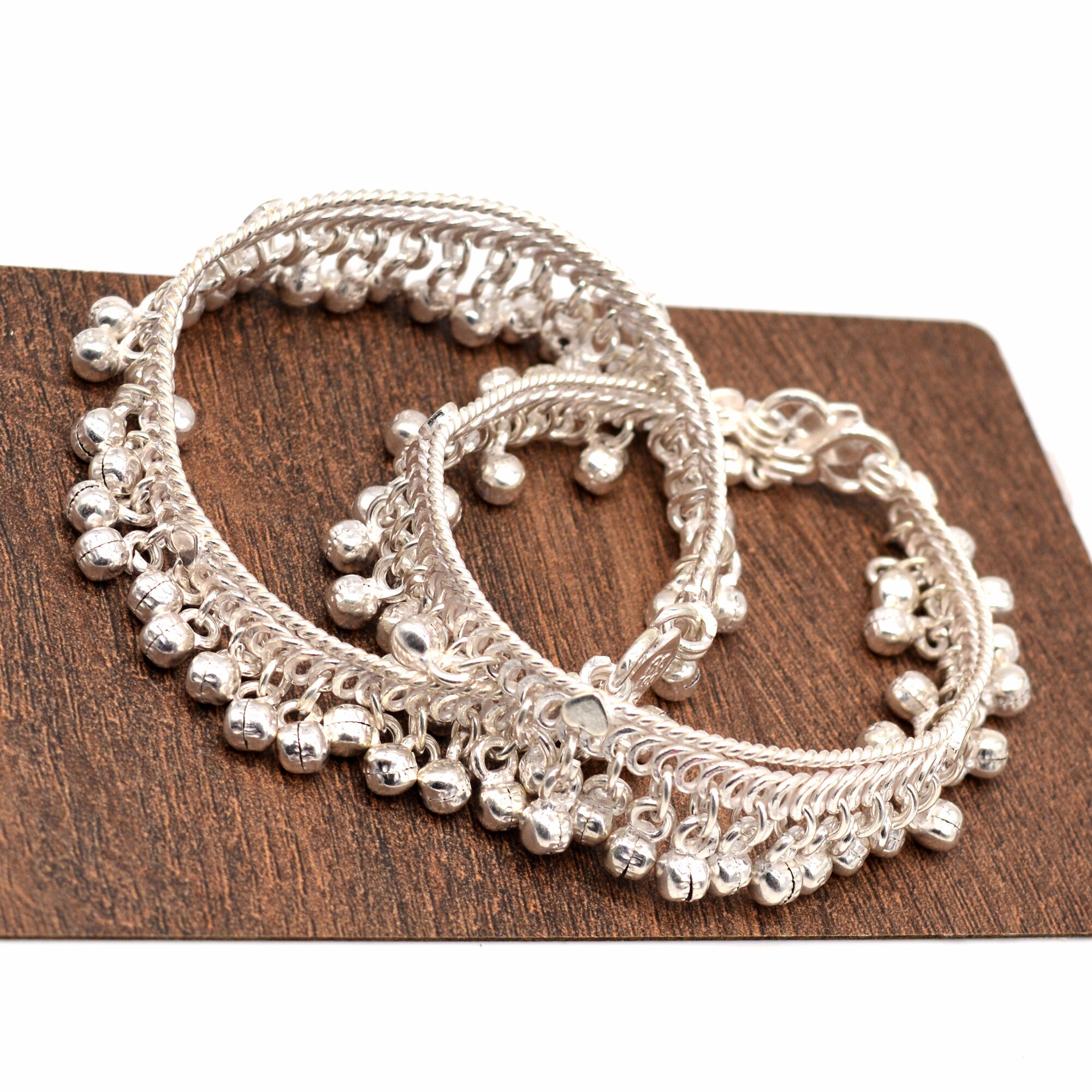 Baby Sterling Silver Bell Anklet Silver Bell Bracelet - Etsy