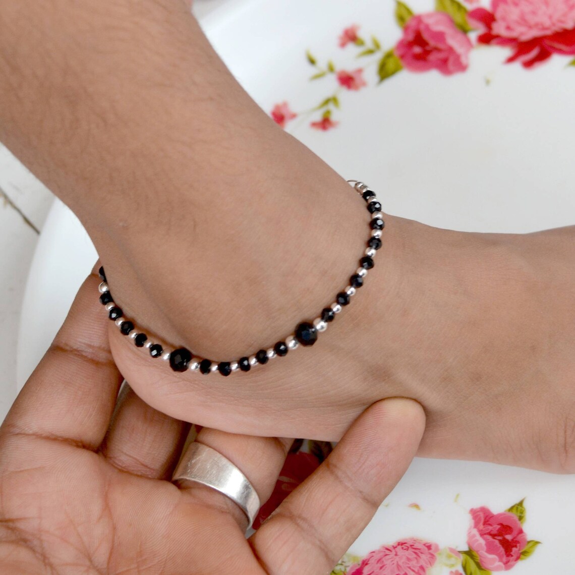 925 Sterling Silver Anklets for Women and Girls Adjustable - Etsy