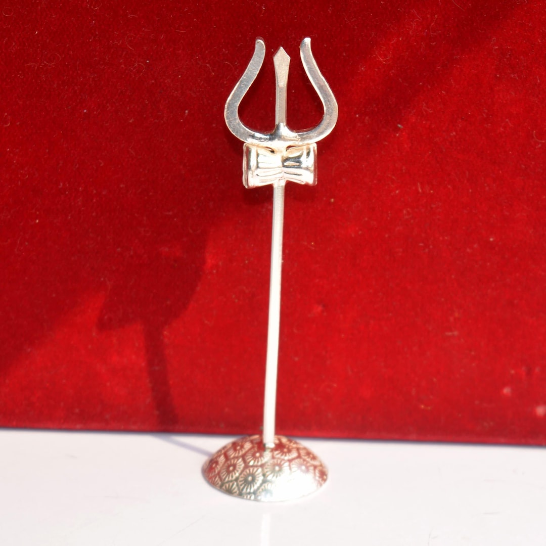 Silver Small Shiva's Trishul Idol 2.8 Inch | Home Decor Items | Shiva ...