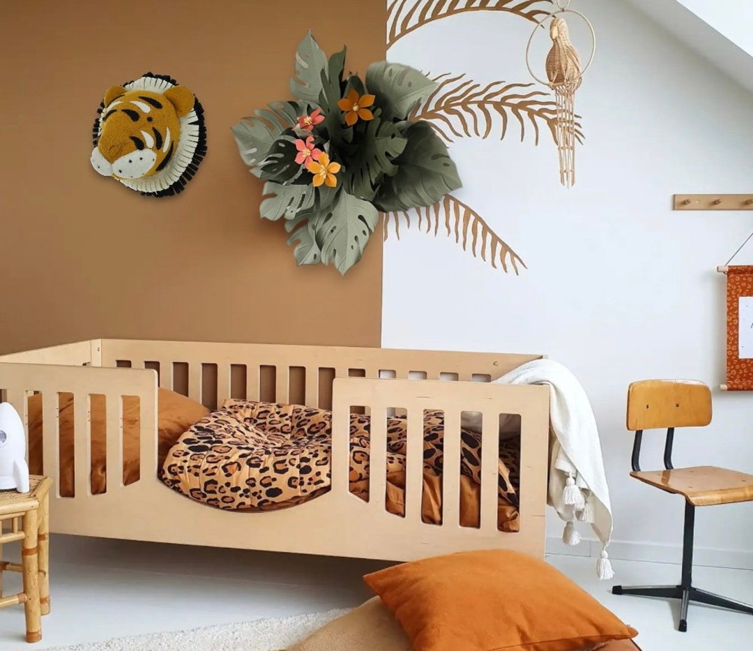 Safari Nursery Decor - Safari Nursery Wall Leaves - Jungle Nursery ...